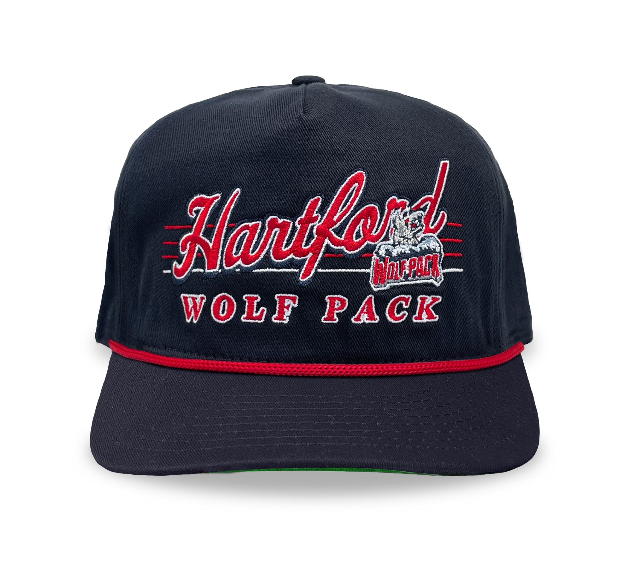 Hartford Wolf Pack Snapback: Navy – Celly Hockey Co.
