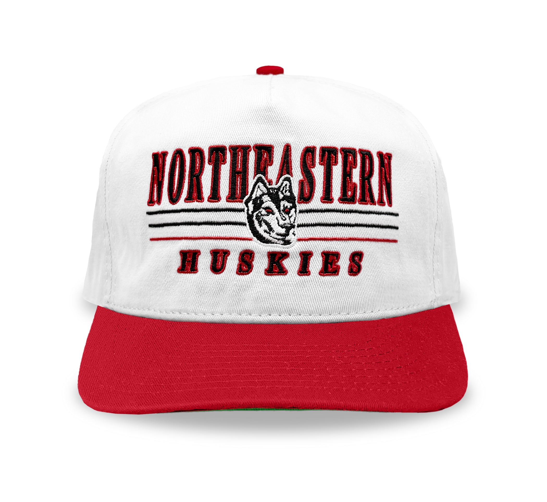 Northeastern Huskies Snapback: White/Red – Celly Hockey Co.