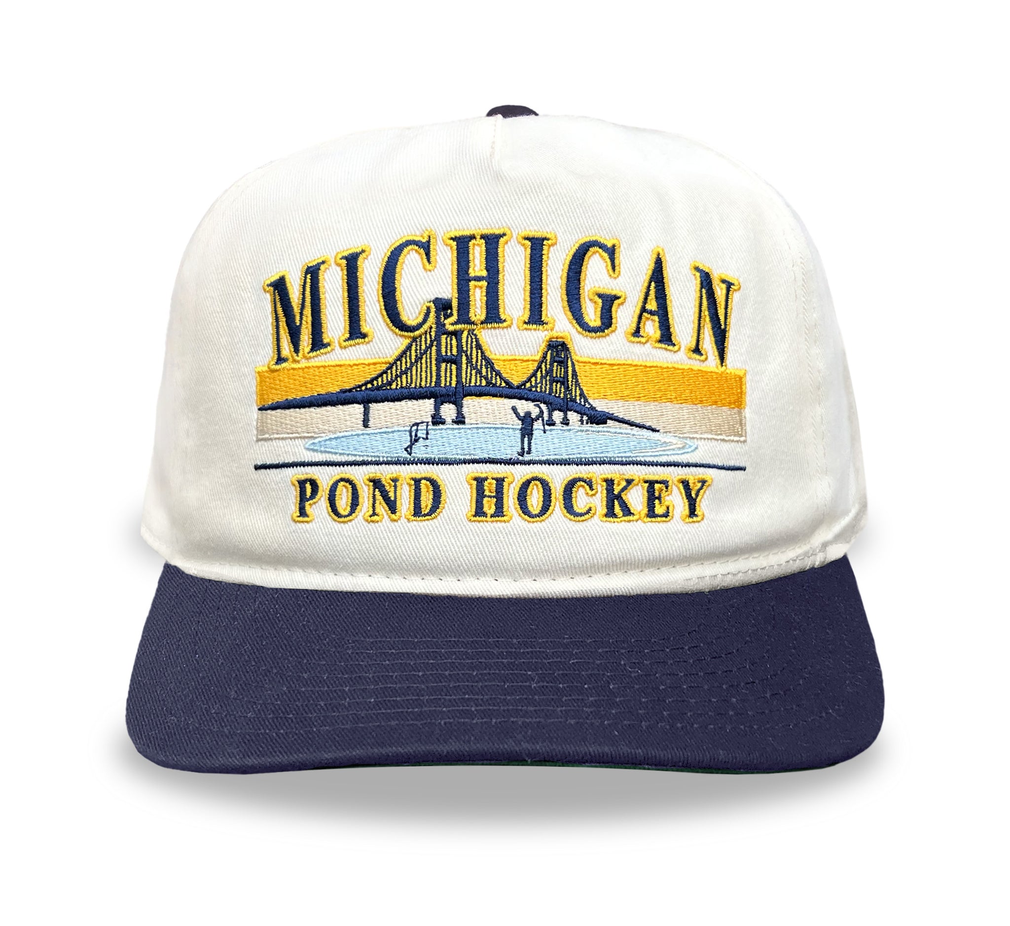 Michigan Pond Hockey Snapback: Cream – Celly Hockey Co.